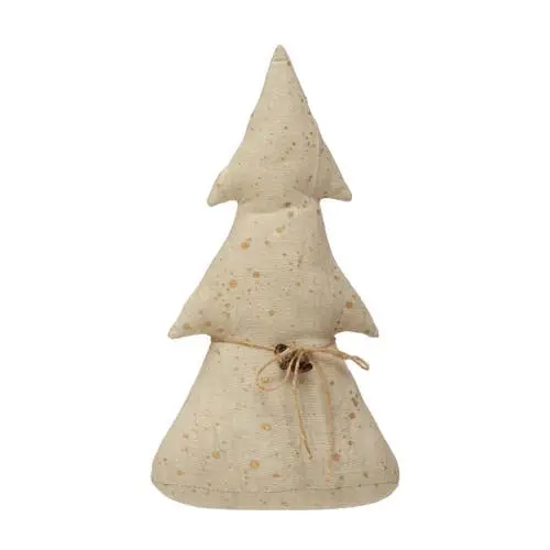 STORIED HOME Antiqued Canvas Tree With Bells With Natural Color - Tan