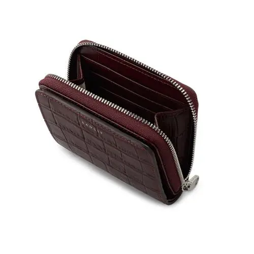 RADLEY Dukes Placefaux Croc Zip Around Wallet - Dark Cherry