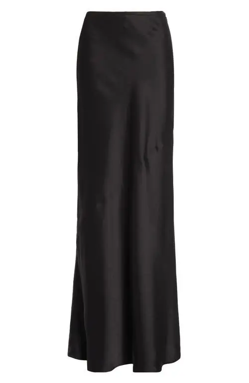 St. John Beverly Liquid Satin Skirt