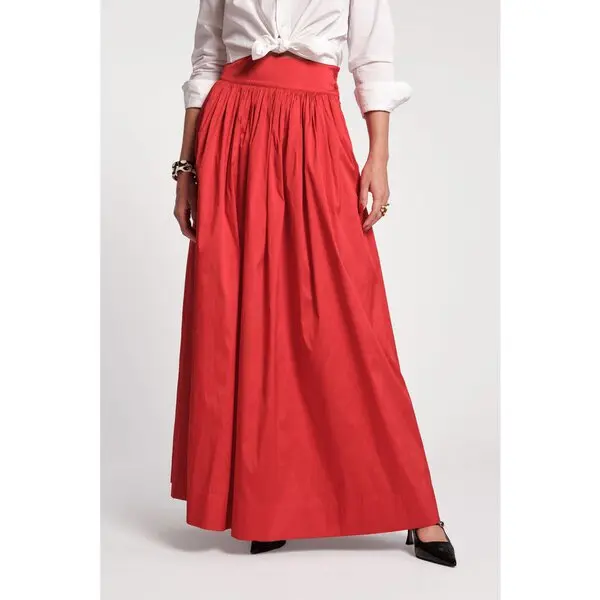 FRANCES VALENTINE Full-length Ball Skirt - Red