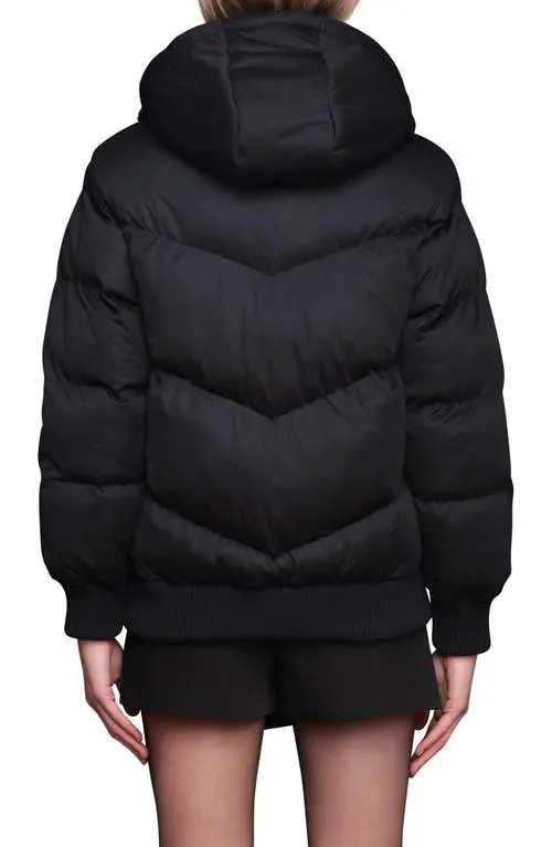 Avec Les Filles Hooded Puffer Jacket