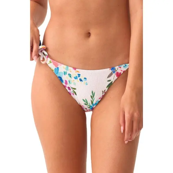 PQ Smocked Side Tie Bikini Bottom - Florencia
