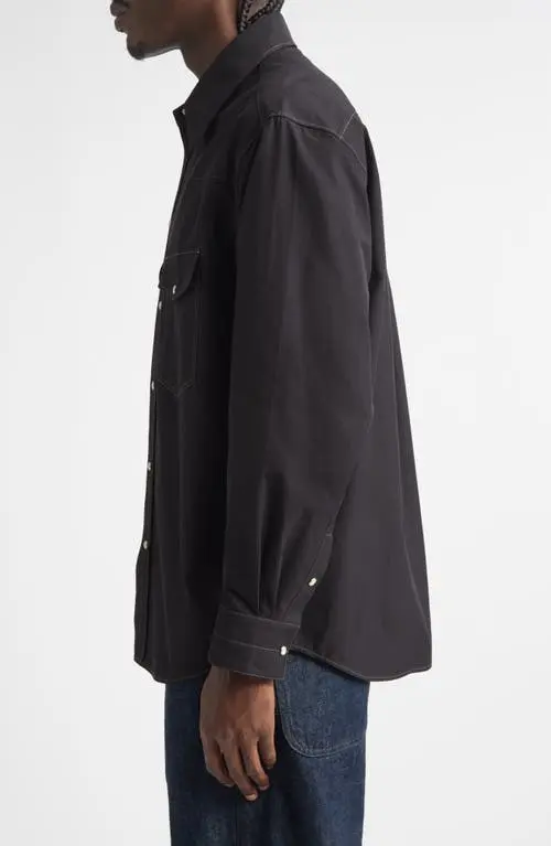 LEMAIRE Cotton Twill Western Snap-up Shirt