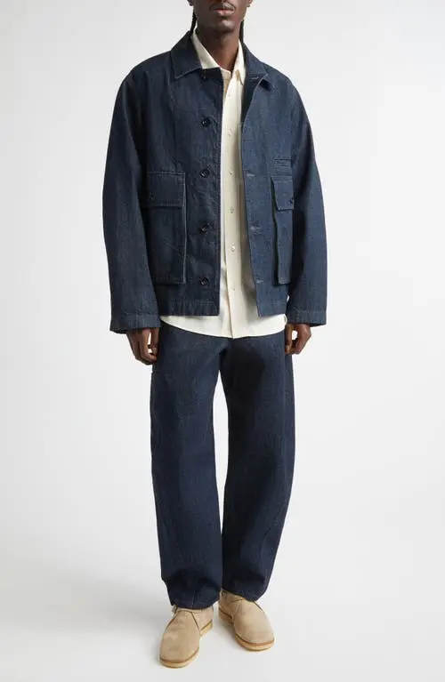 LEMAIRE Boxy Denim Jacket - Denim Indigo