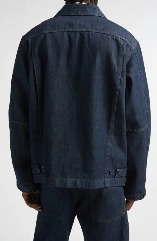 LEMAIRE Boxy Denim Jacket - Denim Indigo
