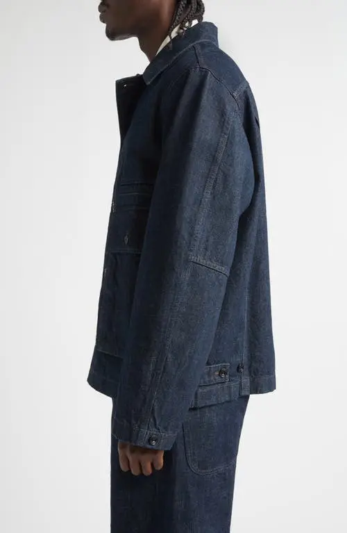LEMAIRE Boxy Denim Jacket - Denim Indigo