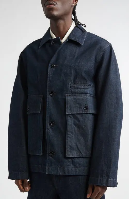 LEMAIRE Boxy Denim Jacket - Denim Indigo