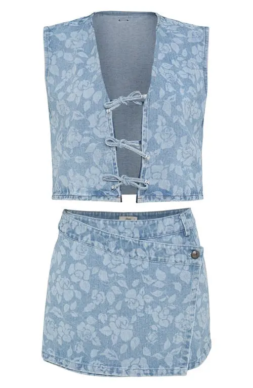 MAAJI Printed Denim Vest