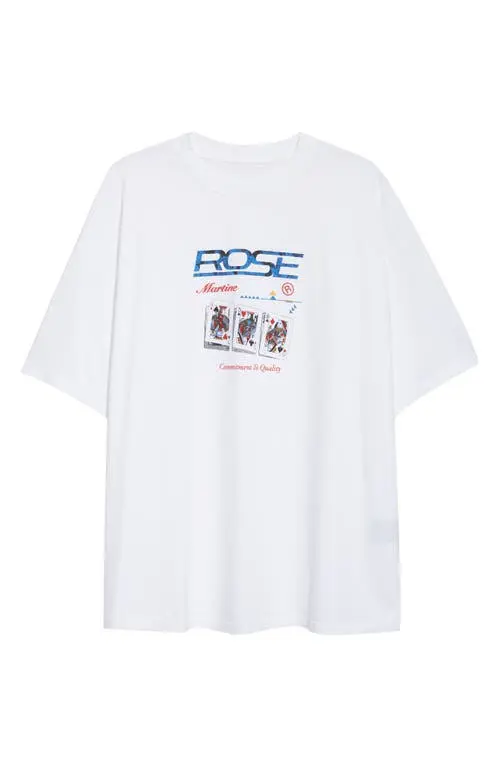 Martine Rose Oversize Short Sleeve Graphic T-shirt - White