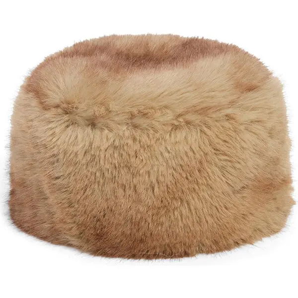 Apparis Margot Faux Fur Pillbox Hat - Blonde Mink