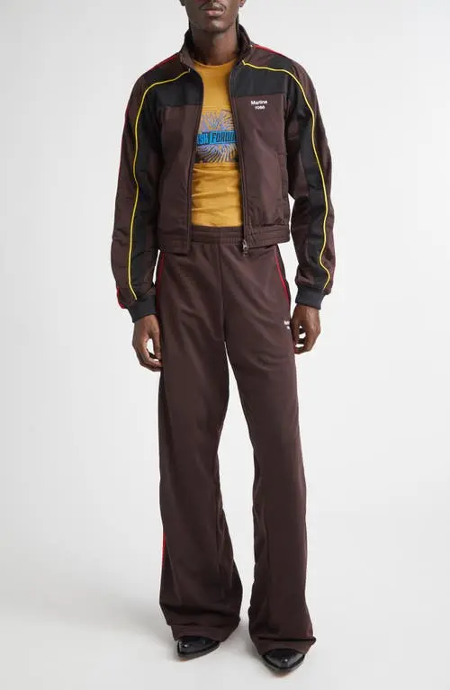 Martine Rose Wide Leg Track Pants - Brown
