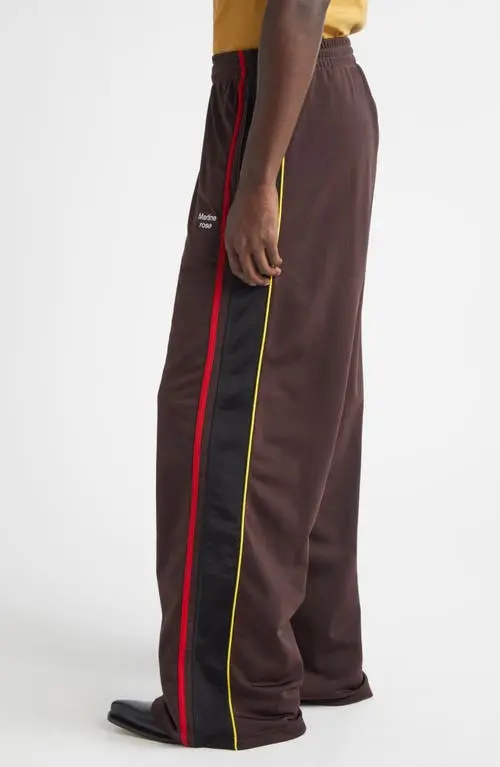 Martine Rose Wide Leg Track Pants - Brown