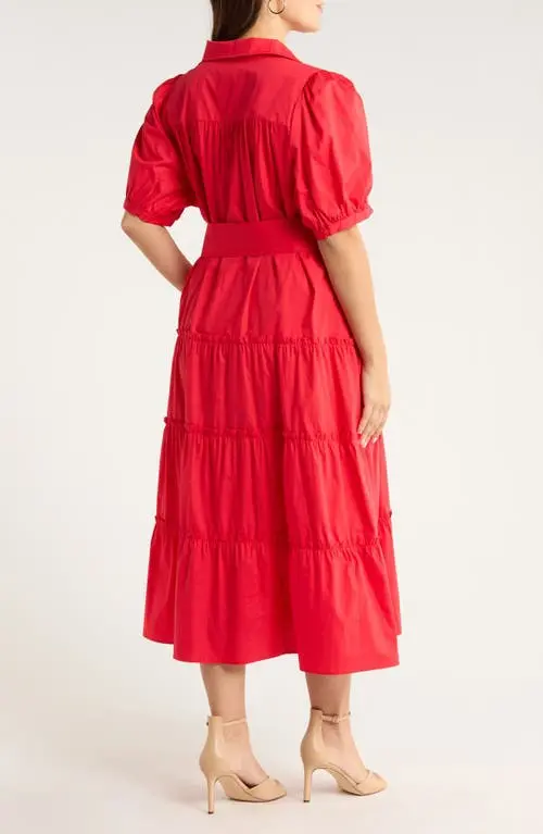 SUGARLIPS Short Sleeve Shirtdress