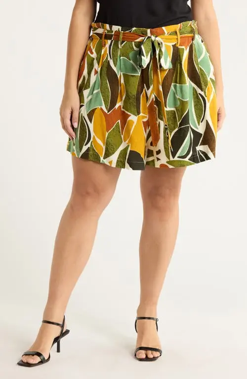 SUGARLIPS Tropical Wave High-waist Shorts