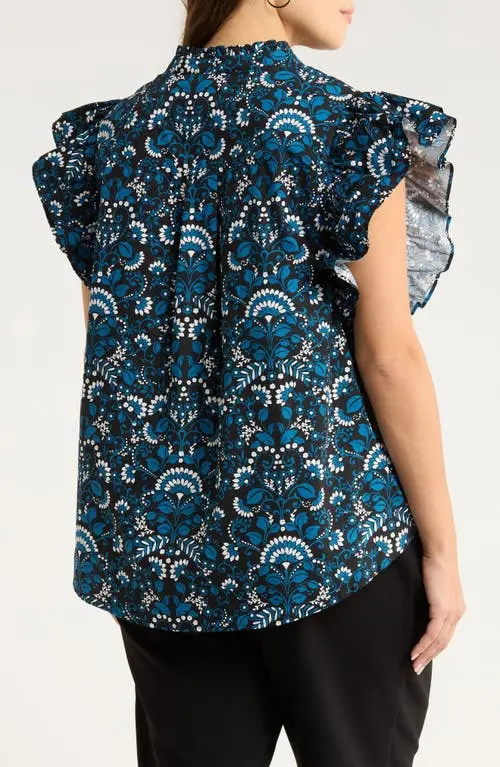 SUGARLIPS Etta Floral Sleeveless Top