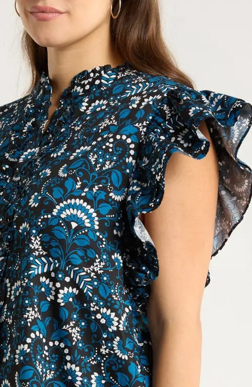 SUGARLIPS Etta Floral Sleeveless Top