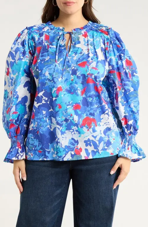 SUGARLIPS Floral Print Long Sleeve Shirt