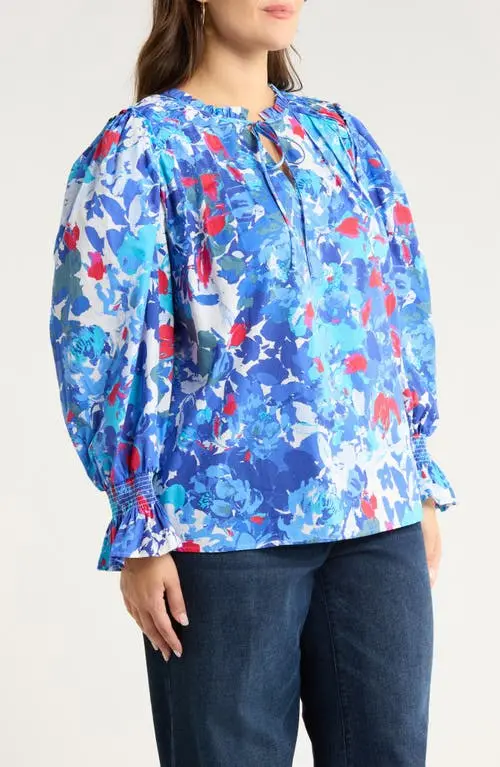 SUGARLIPS Floral Print Long Sleeve Shirt
