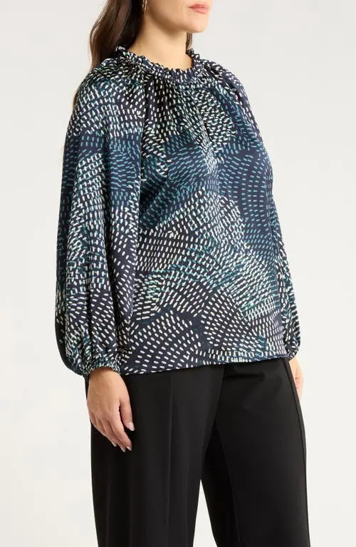 SUGARLIPS Kirby Geometric Print Shirt