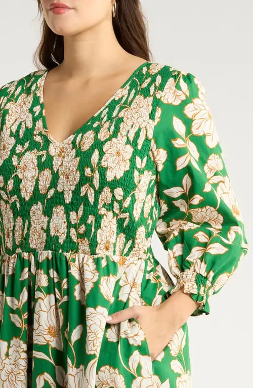 SUGARLIPS Lucena Smocked Maxi Dress