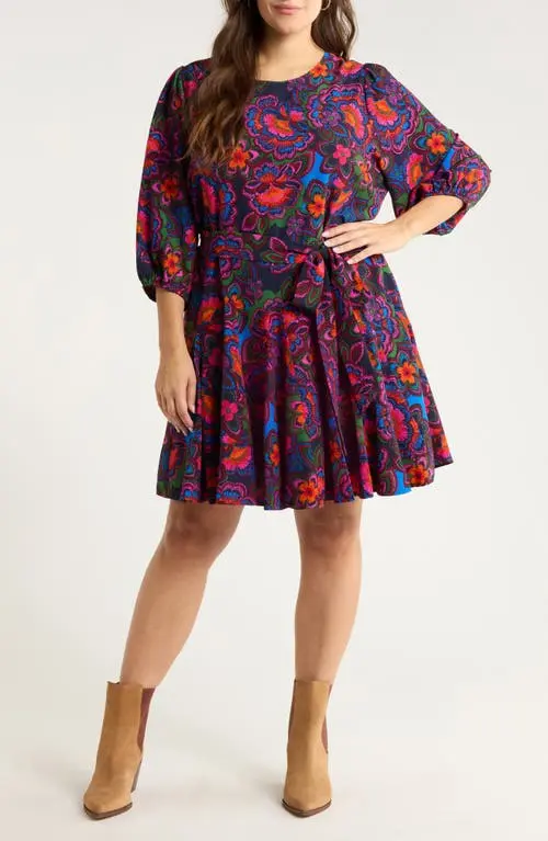 SUGARLIPS Floral Print Minidress