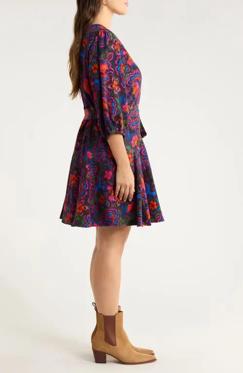 SUGARLIPS Floral Print Minidress