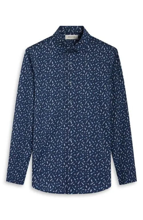 Bugatchi James Ooohcotton® Cocktail Print Button-up Shirt