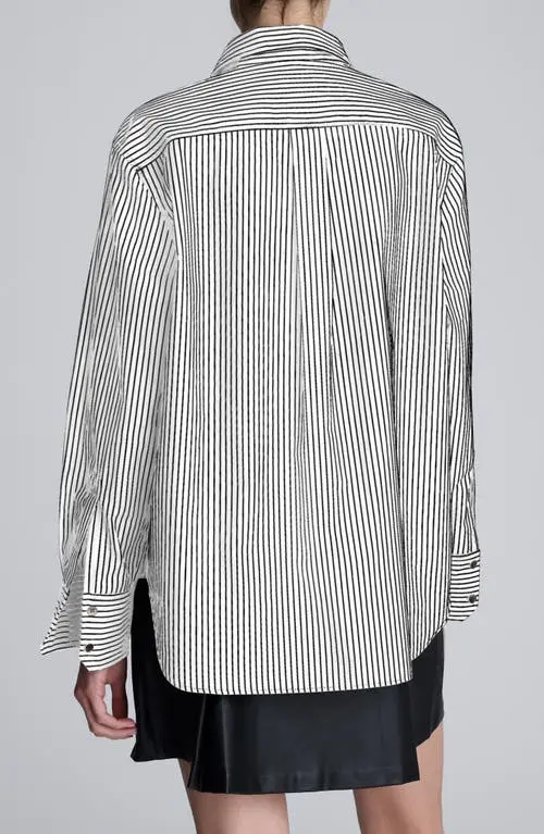 KENNETH COLE Boyfriend Button-up Shirt