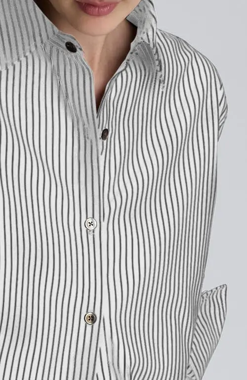 KENNETH COLE Boyfriend Button-up Shirt