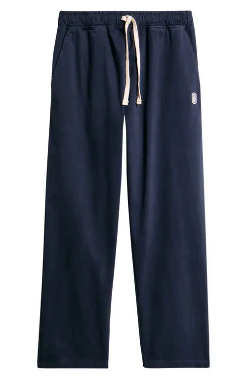 STANDARD ISSUE Cotton Stretch Poplin Drawstring Slacker Pants