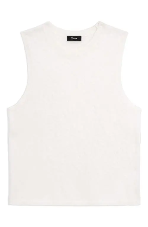 Theory Cashmere Sleeveless Sweater - Ivory