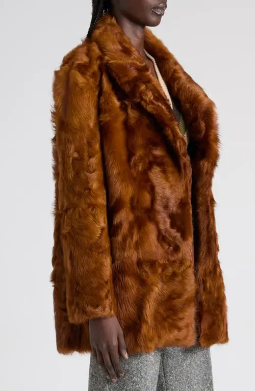 Valentino Garavani Genuine Curly Shearling Coat