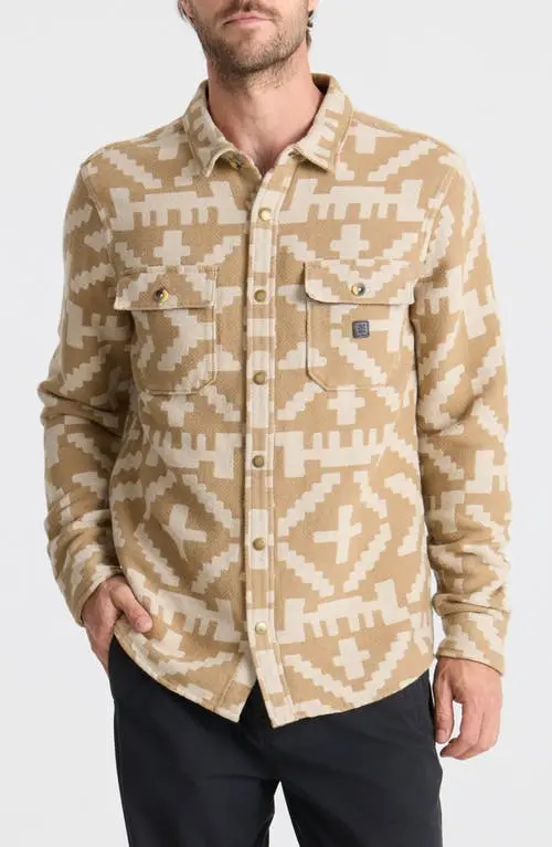 ROARK Nordsman Jacquard Flannel Snap-up Overshirt