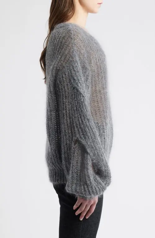 BOSS V-neck Mohair-blend Sweater