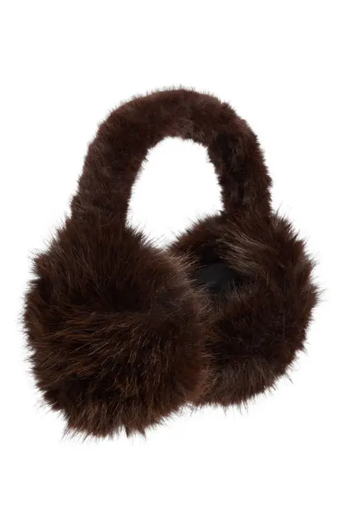 Bp. Faux Fur Earmuffs - Brown Coffee