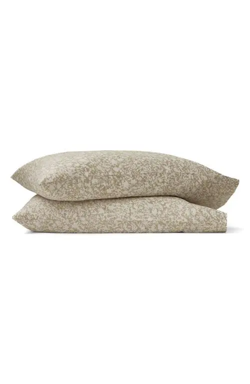 BOLL & BRANCH Garden Signature Hemmed Set Of 2 Pillowcases - Oak