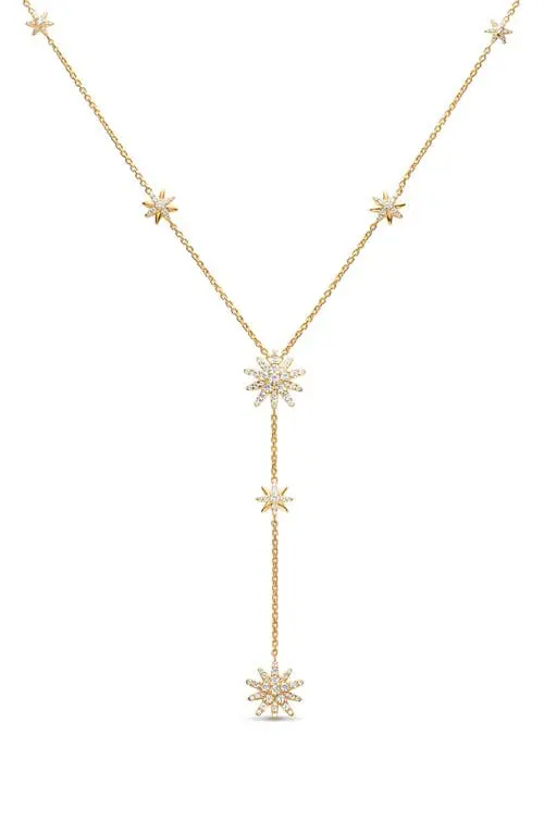 David Yurman Starburst Pavé Diamond Y-necklace - Gold