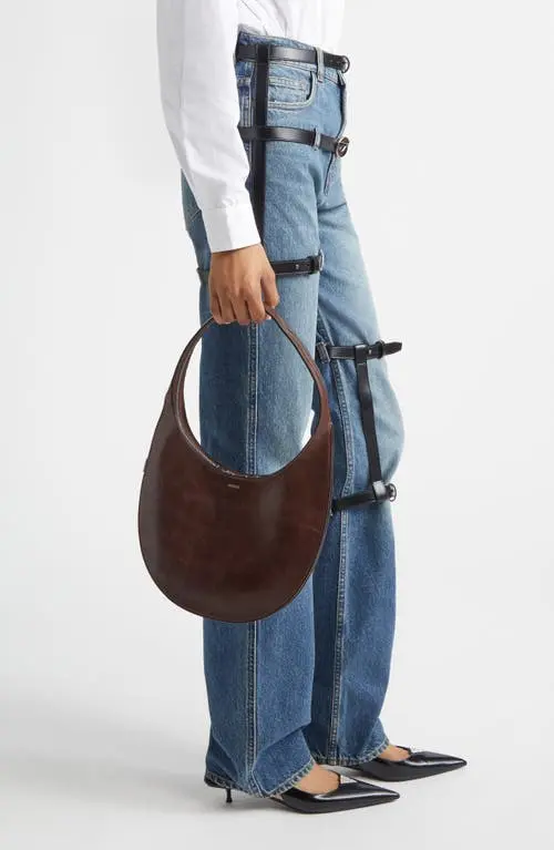 Coperni Medium Soft Swipe Shoulder Bag - Brown