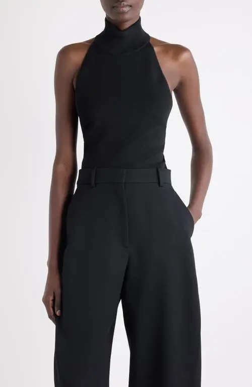 Givenchy High Neck Open Back Top