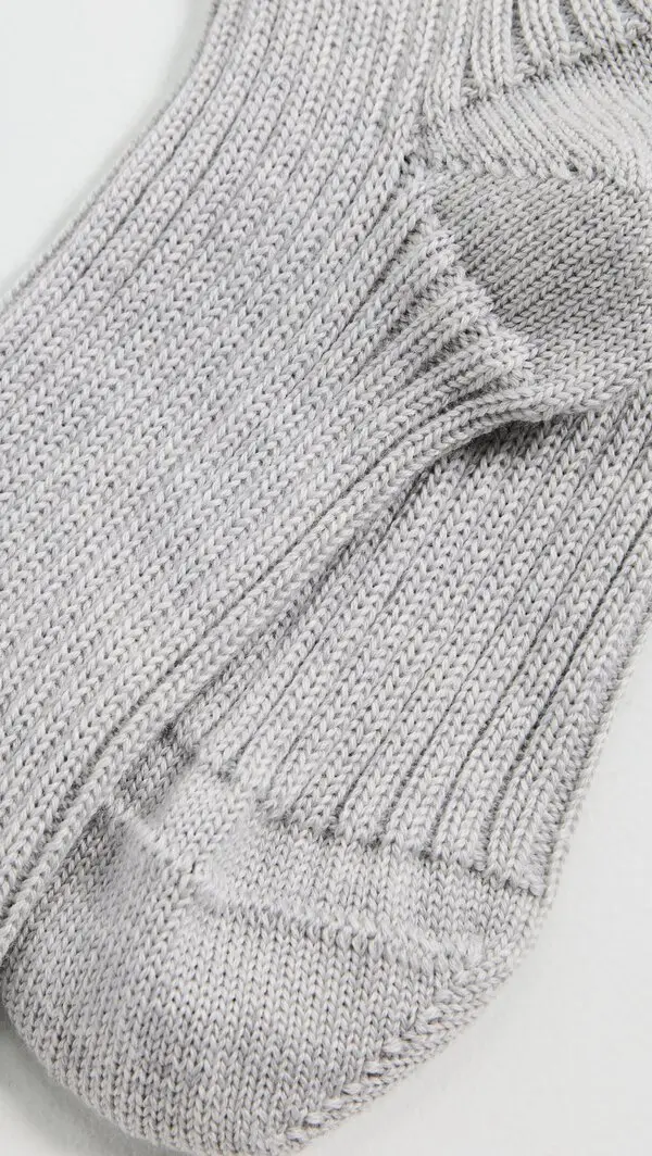 Comme Si The Merino Chunky Socks - Ash Grey