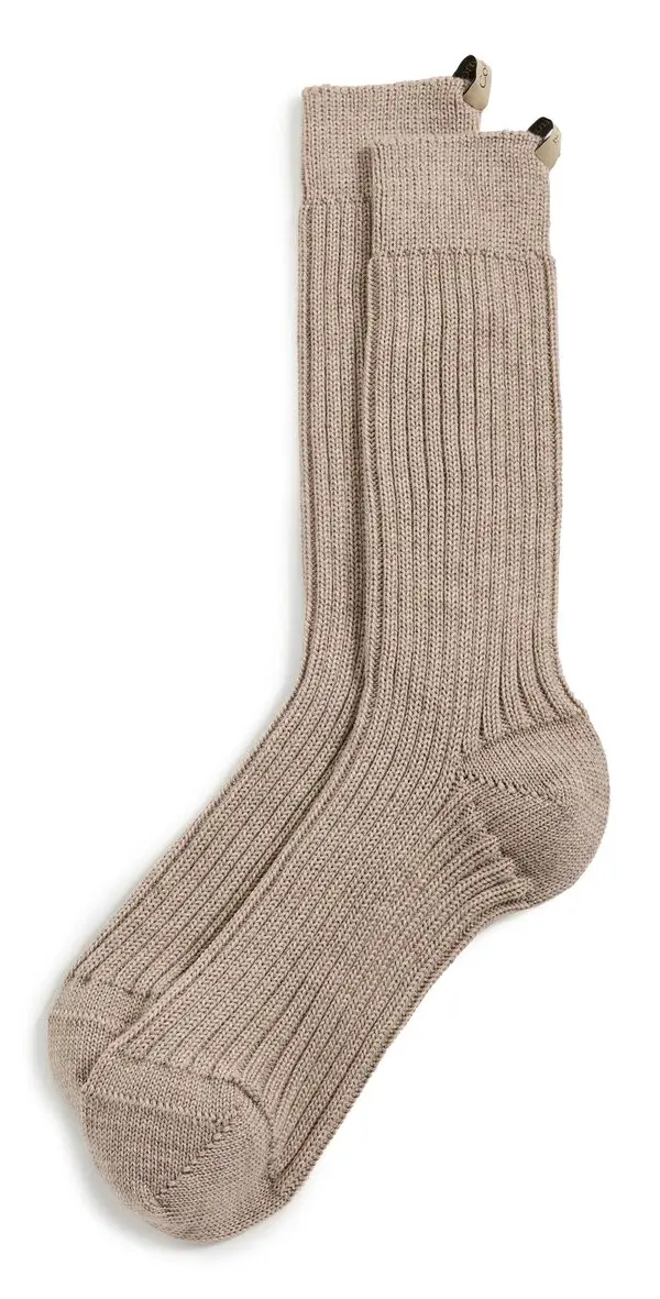Comme Si The Merino Chunky Socks - Bisque