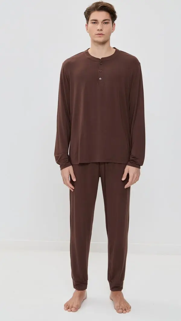 Eberjey Henry Long Pj Set
