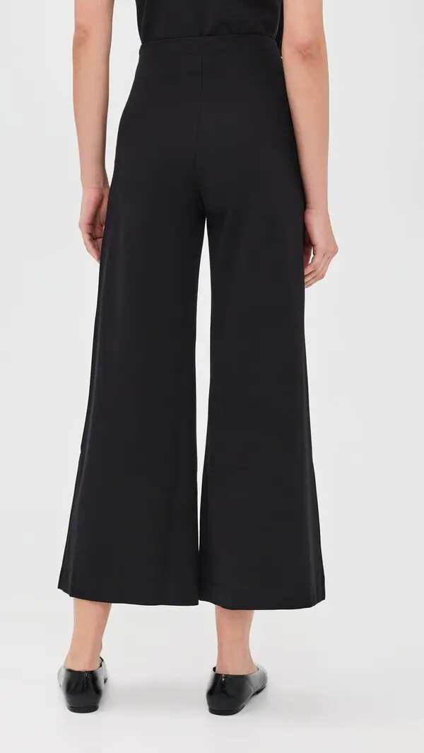 RIPLEY RADER Ponte Knit Cropped Wide Leg Pant