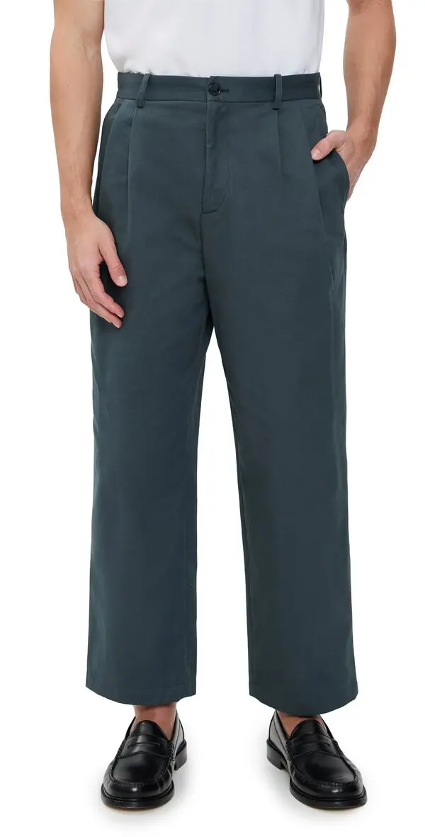 Maison Kitsuné Relaxed Pleated Trousers