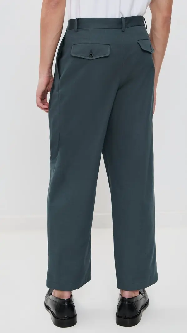 Maison Kitsuné Relaxed Pleated Trousers