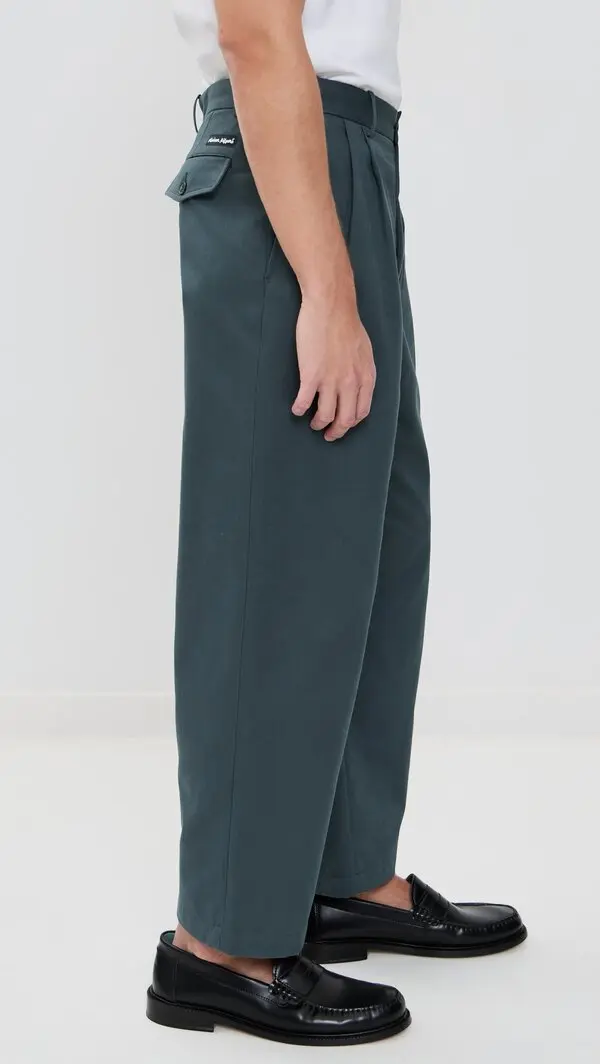 Maison Kitsuné Relaxed Pleated Trousers