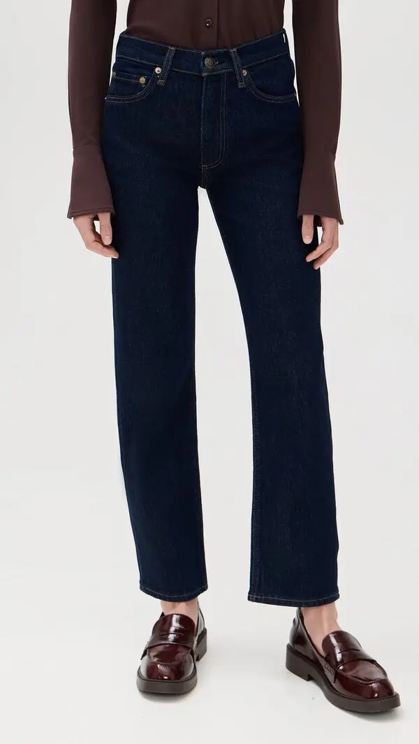 Rag & Bone Harlow Ankle Straight Jeans