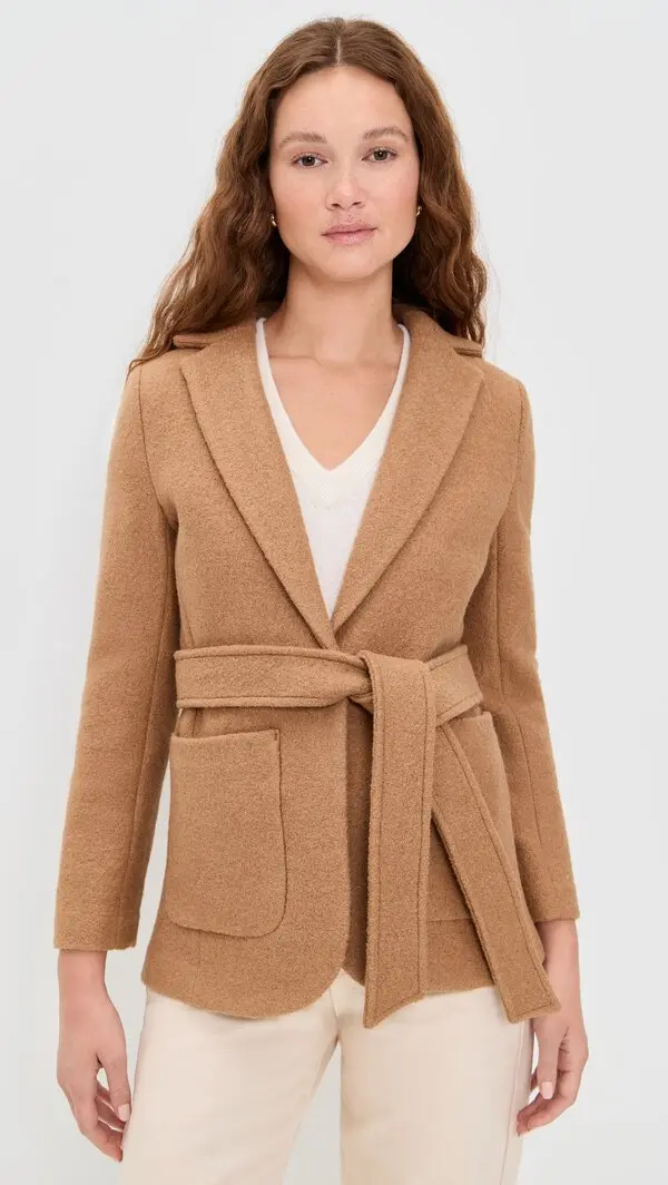 MAREA Boiled Wool Single-breasted Blazer