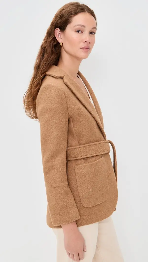 MAREA Boiled Wool Single-breasted Blazer