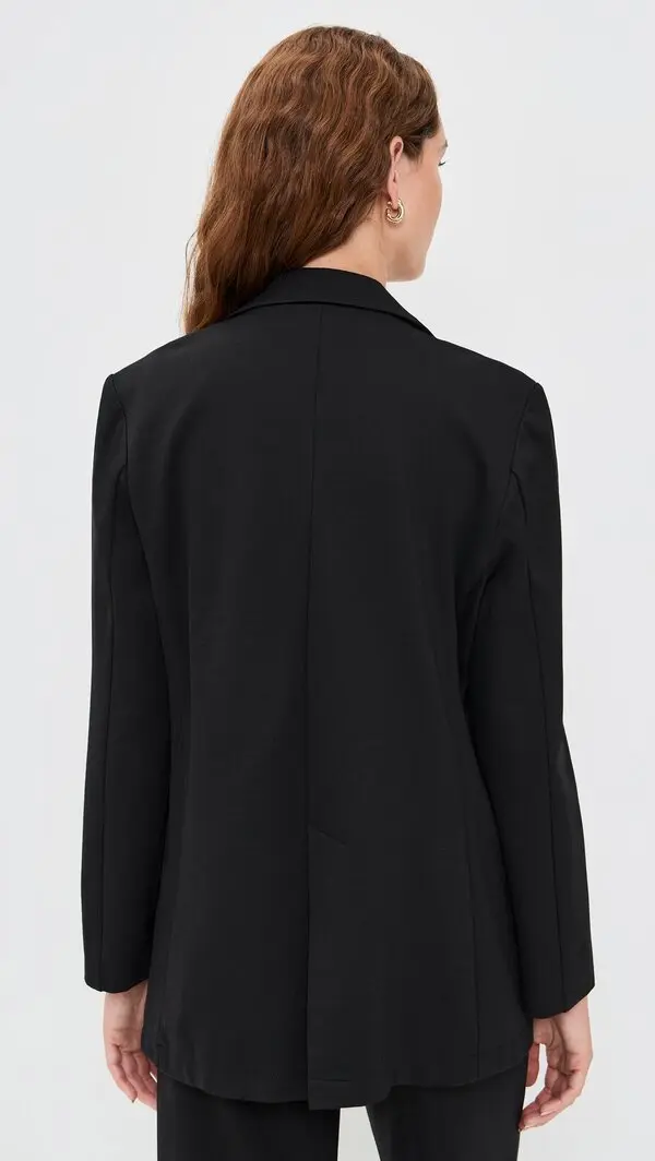 RIPLEY RADER Ponte Knit Oversized Blazer - Black